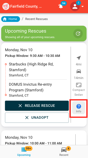 Where to Find Pickup and Dropoff Notes for your Rescue – Food Rescue US